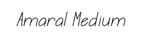 Amaral Medium Font