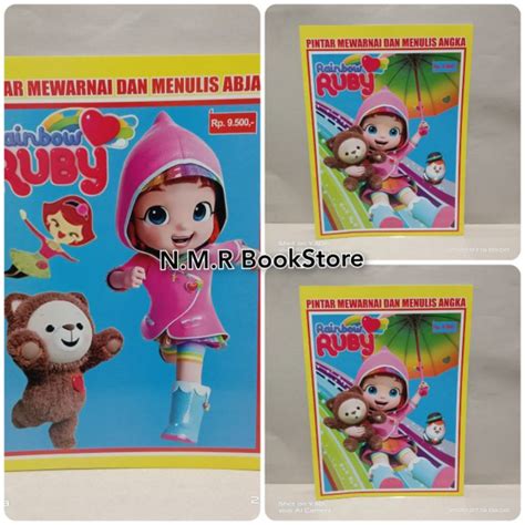 jual buku anak buku mewarnai rainbow ruby shopee indonesia