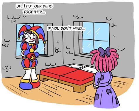 More Tadc Characters In Minecraft Pomni Weve Been Dating Each Other