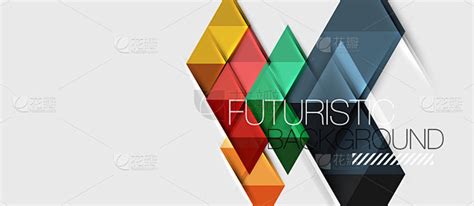 三角形几何现代业务表示设计模板