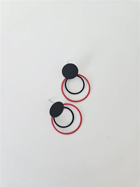 Red And Black Double Circle Scollection By Screations