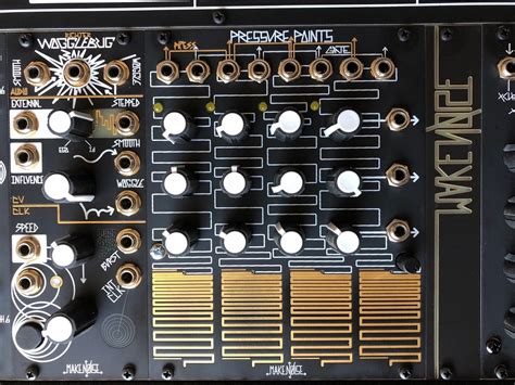 Matrixsynth Make Noise Black And Gold Shared System Plus