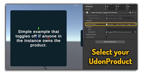 Udon Product Toggle Vrchat Creation