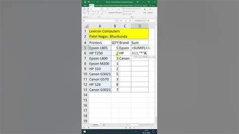 Excel Trick With Sumif Function With Wild Card Character Youtube