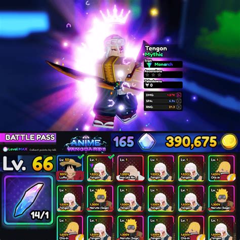 Id493 Tengon Monarch 01anime Vanguards Full Unverified Instant