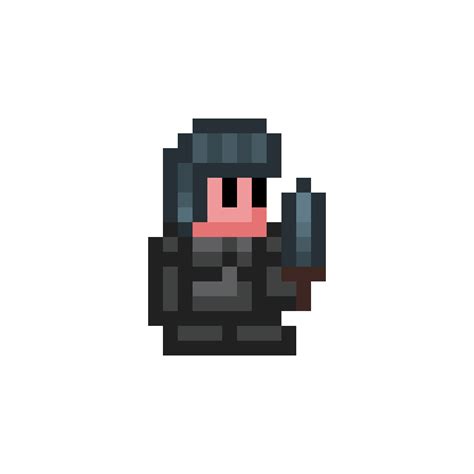 Pixilart 8 Bit Knight Sprite Attack By Falc0n