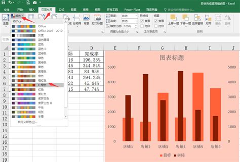 Excel目标完成可视化图表,差异组合显示,图表设计高大上调整 Excel目标完成可视化图表,差异组合显示,图表设计高大上调整