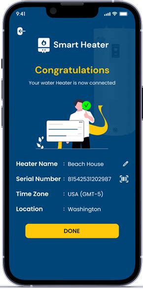 Smart Water Heater Control Remote App And Real Time Monitoring