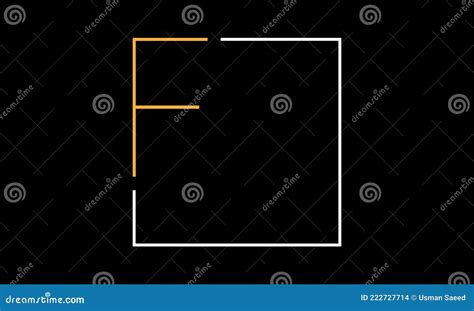 F Letter Square Icon Design Illustration Symbol Stock Illustration Illustration Of Abstract