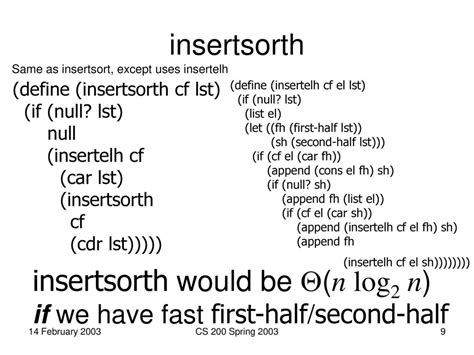 Lecture 13 Quicksorting Cs200 Computer Science Ppt Download