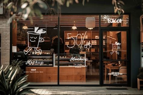 Premium Psd Shop Window Mockup Premium Psd Shop Window Mockup