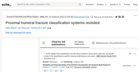 Proximal Humeral Fracture Classification Systems Revisited
