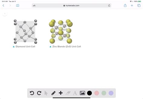 Compare The Crystal Structure Of Diamond C And Zinc Blende Zns