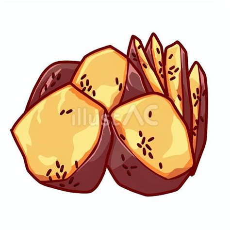 大学芋イラスト No 25632857｜無料イラスト・フリー素材なら「イラストac」