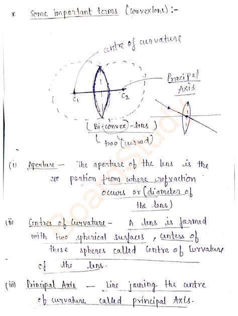 Class 10 Science Chapter 10 Light Reflection And Refraction Handwritten Notes Pdf