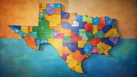 Texas Congressional Districts 2023 Interactive Political Map Of County