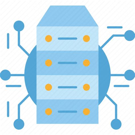 Datacenter Server Database Infrastructure System Icon Download On Iconfinder