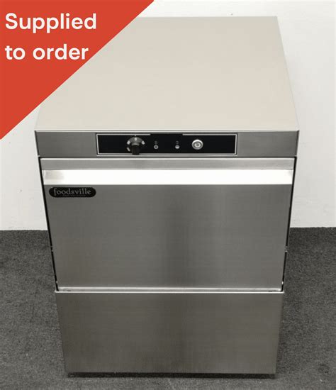 New Foodsville 500mm Basket Stainless Steel Undercounter Dishwasher