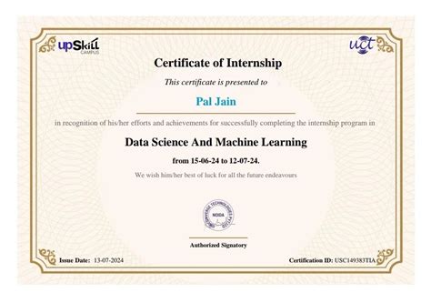 Pal Jain On Linkedin Datascience Internship Careergrowth Grateful
