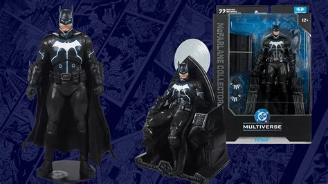 Dc Multiverse Batman And Mobius Chair And Dr Mid Nite Figures