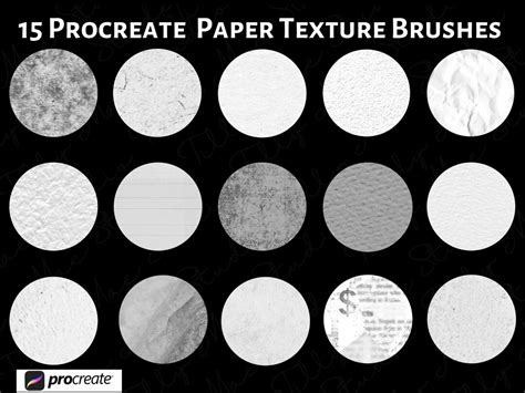procreate paper brushes paper procreate canvas texture etsy