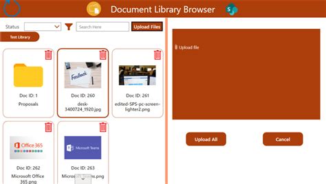Power Apps Document Library App Sharepoint Systems