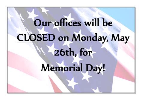 Office Closed Sign Word Template Printable Calendars At A Glance