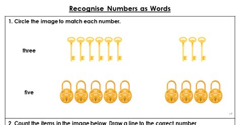Recognise Numbers As Words Extension Classroom Secrets Classroom Secrets