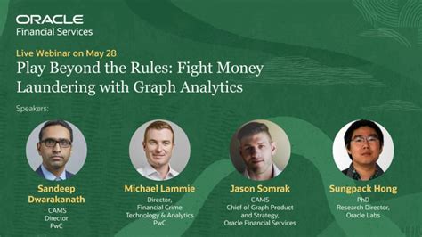 Oracle Financial Services On Linkedin Aml Graphanalytics