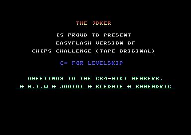 CSDb Chips Challenge By The Joker