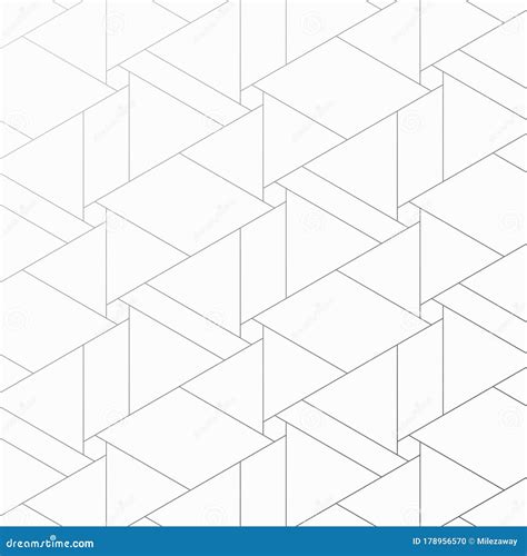 Geometric Vector Pattern Repeating Linear Diamond Shape And Triangle