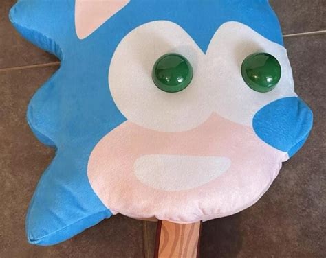 Sonic The Hedgehog Ice Cream Popsicle Plush 18 Etsy