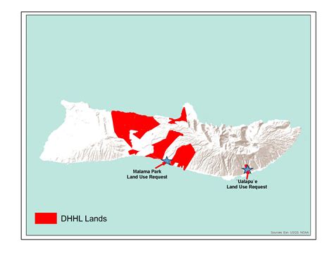 Department Of Hawaiian Home Lands Molokai Land Use Requests Malama Park And Ualapue