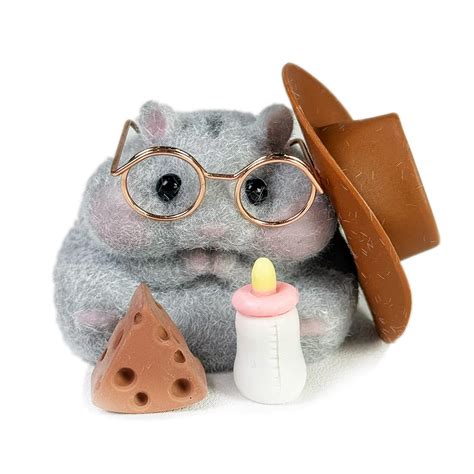 Handmade Taba Squishy Hamster Toy Cute Squishy Hamster
