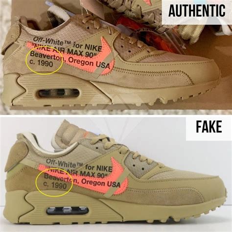 How To Spot Real Vs Fake Air Max Off White 90 Legitgrails
