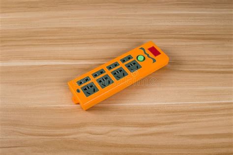 Multi Functional Multi Hole Position Socket Board With Switch Stock Image Image Of Extension