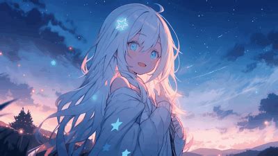 星耀动漫女孩 动态壁纸 动态壁纸 致美化