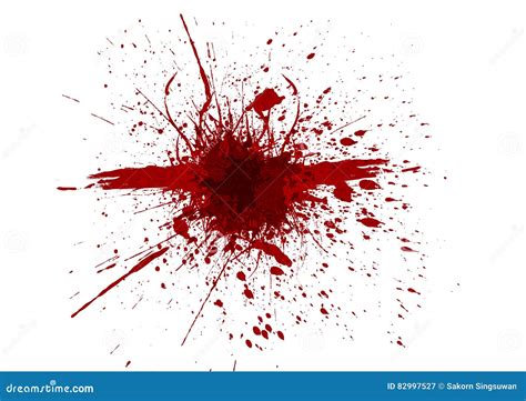 Vector Splatter Red Color Background Stock Vector Illustration Of