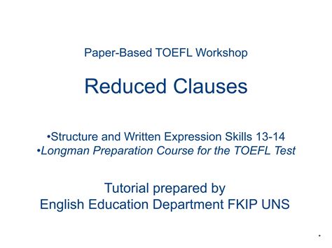 Reduced Clauses Pdf