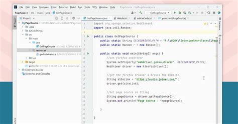 How To Get Page Source In Selenium Java