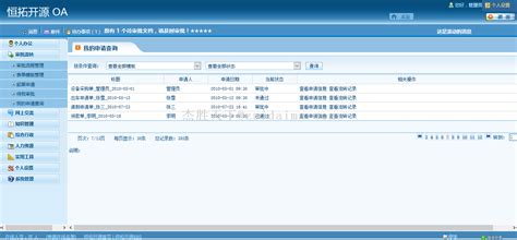 恒拓开源oa网站管理后台模板源码下载 代码 最代码
