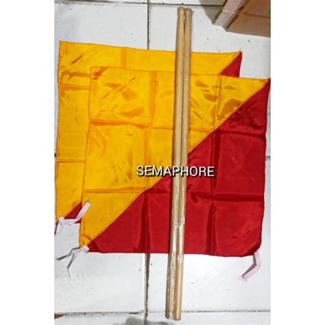 Jual Bendera Tongkat Semaphore Pramuka Shopee Indonesia
