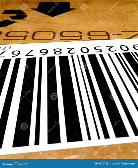 Bar Code Label Stock Image Image Of Print Market Check 4130793