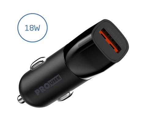 Prouser Kfz Usb Lader 20153 18 W Schwarz
