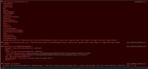 Invalid Cbor Expected Tuple Hash Length Of Length 28 But Got Length