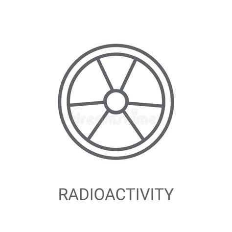 Radioactivity Icon Trendy Radioactivity Logo Concept On White B Stock