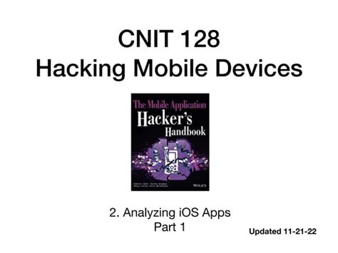 2a Analyzing Ios Apps Part 1 Ppt