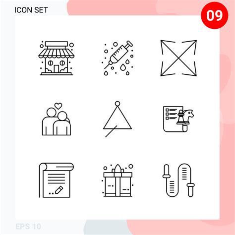 Vector Pack Of Icons In Line Style Creative Outline Pack Isolated On White Background For Web