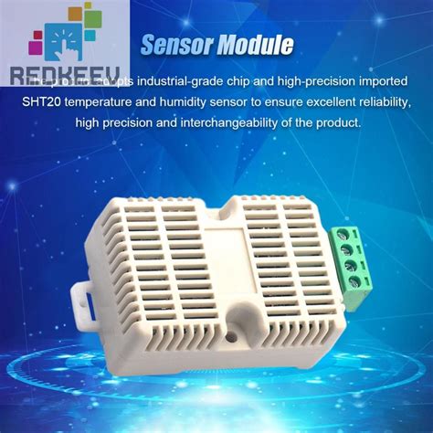 [redkeev My] Xy Md02 Temperature And Humidity Transmitter Sht20 Dc5 30v Sensor Module Modbus