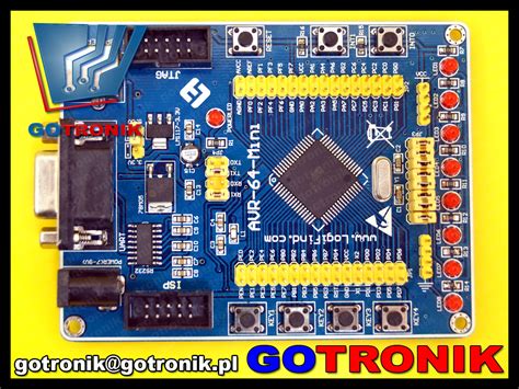 moduł startowy avr atmega128a tqfp64 pin